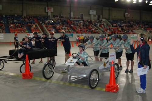 Brandeis Machinery Takes Second Place in 2016 Kentucky Derby Bed Races